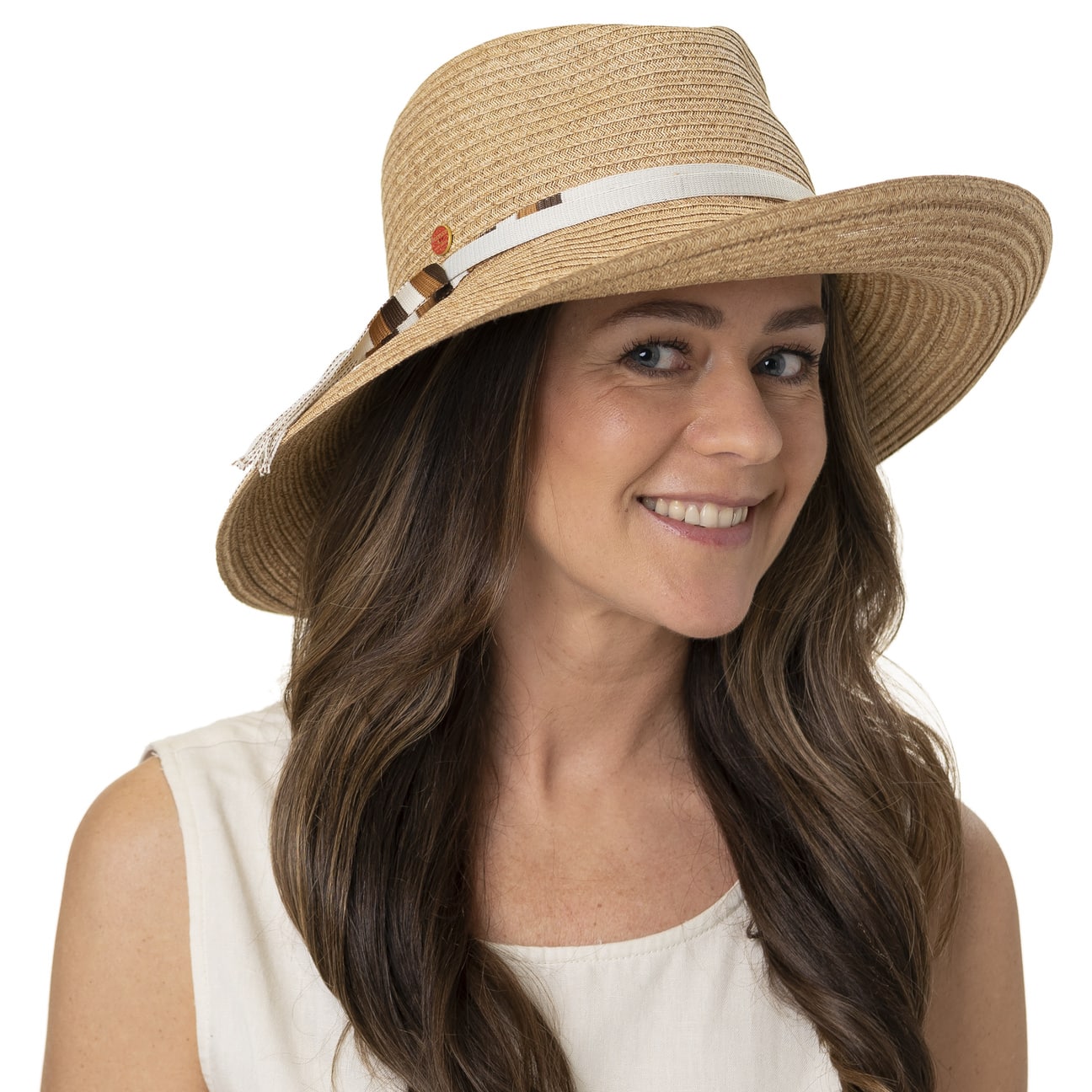 Kapelusz z Obszytym Rondem Wide Brim by Mayser - 598,95 zł